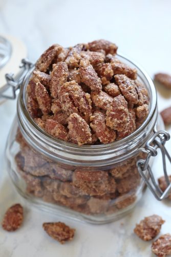 Sugar Free Glazed Pecans - Single Serving Size | Crabby Housewife